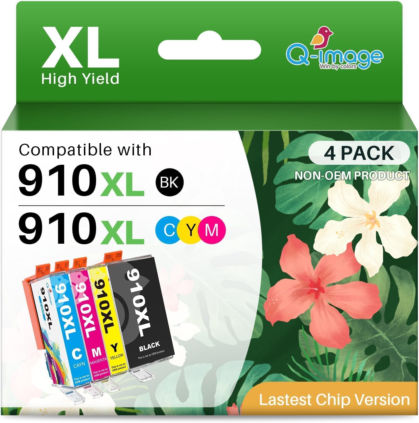 Amazon.com: Q-image 910XL 910 XL Ink Cartridges Combo Pack Compatible ...