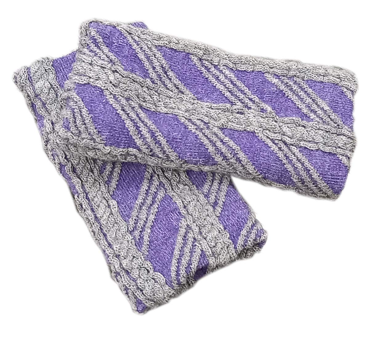 Amazon.co.jp: [Eclea] 保温･保湿素材使用 シルクのびのび手首ウォーマー パープル : ドラッグストア