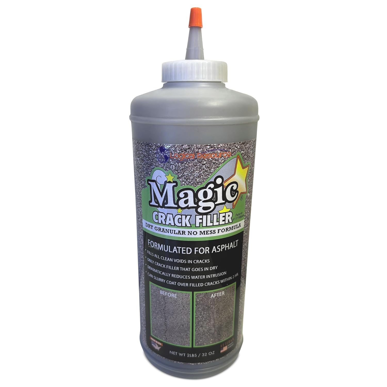 Tharos Distribution Magic Crack Filler 2.5LB Asphalt Black, for Filling ...