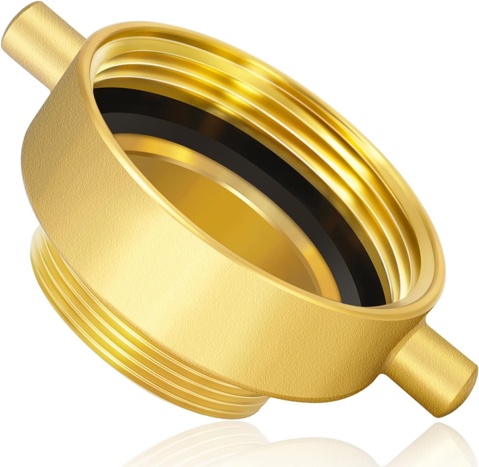 Amazon.com: Aluminum 3" Female NPT to 2 1/2" Male NH Fire Hose Adapter ...