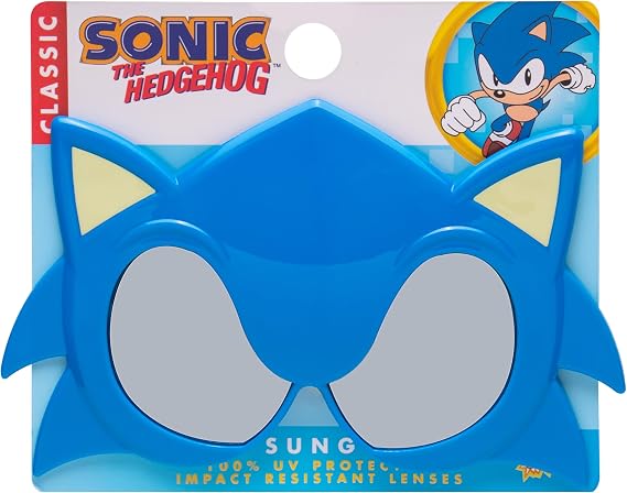 Amazon.com: Sun-Staches Official SONIC Sunglasses, Costume Accessory ...