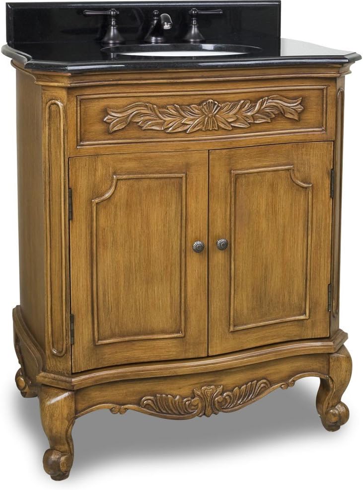 Elements VAN060-T Clairemont Vanity, Painted Warm Carmel - Bathroom ...