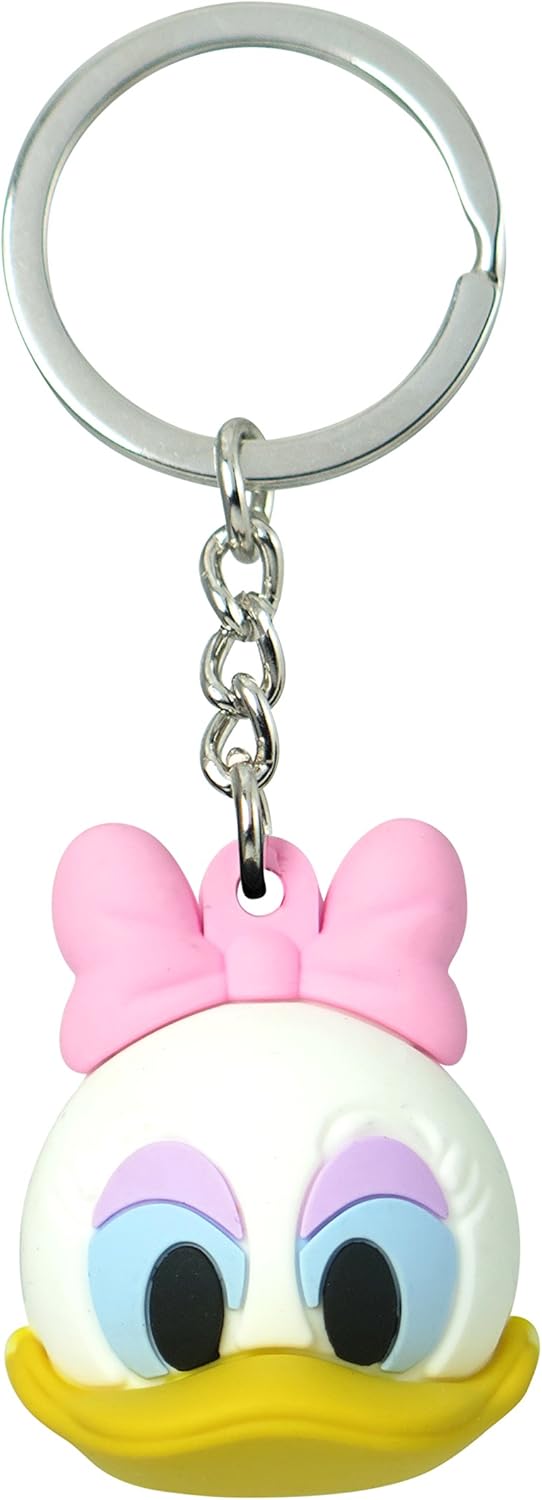 Amazon.com: Disney 85786 Daisy Duck Deluxe Icon Ball Key Ring ...