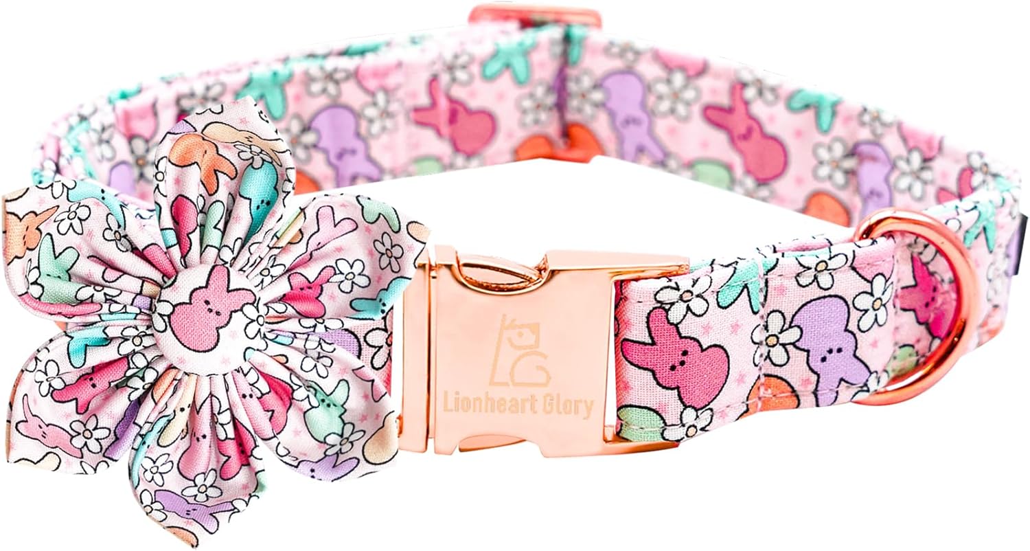 Amazon.com : Lionheart Glory Easter Day Flower Dog Collar for Small ...