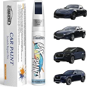 Amazon.com: FIXEZPRO 42M Deep Crystal Blue Pearl Touch Up Paint for ...