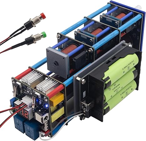 Amazon.com: Electromagnetic Accelerator Gun Cannon High Voltage, DIY ...