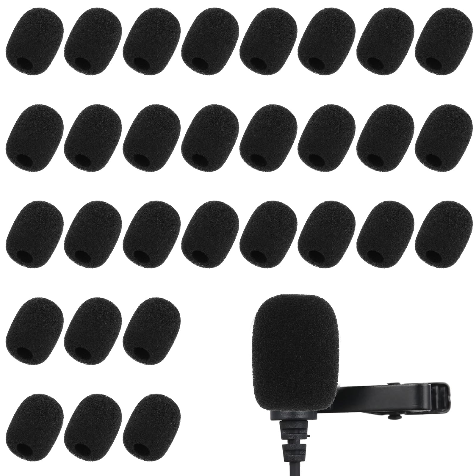 Amazon.com: 30 Pcs Microphone Covers Foam Mic Covers for Microphones ...