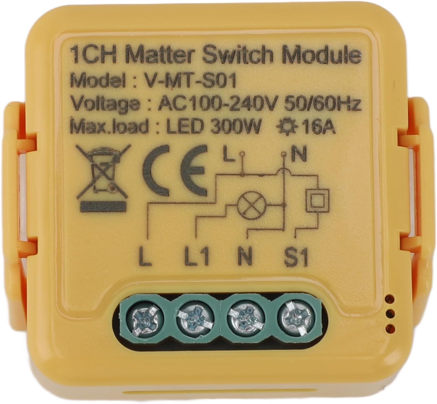 DIY Light Relay Switch, AC100‑240V, Smart Switch Module, Easy to Use ...