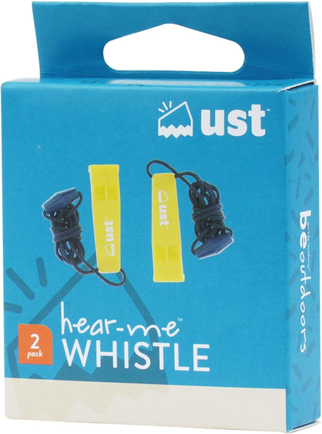 Amazon.com : UST Hear-Me Whistle (2 pack), Yellow : Sports & Outdoors