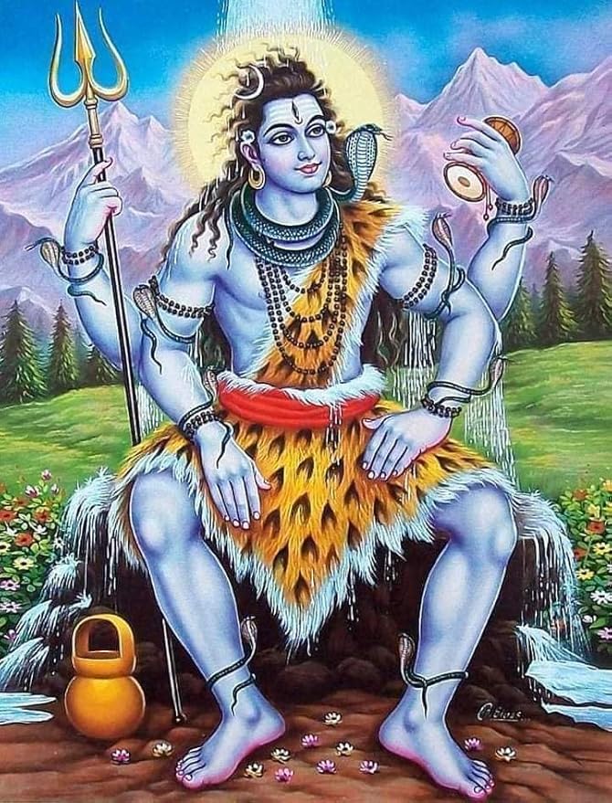 Samriddhi Mahadev Posters Sun Board Vinyl Gloss Laminated [12x18 Inches ...