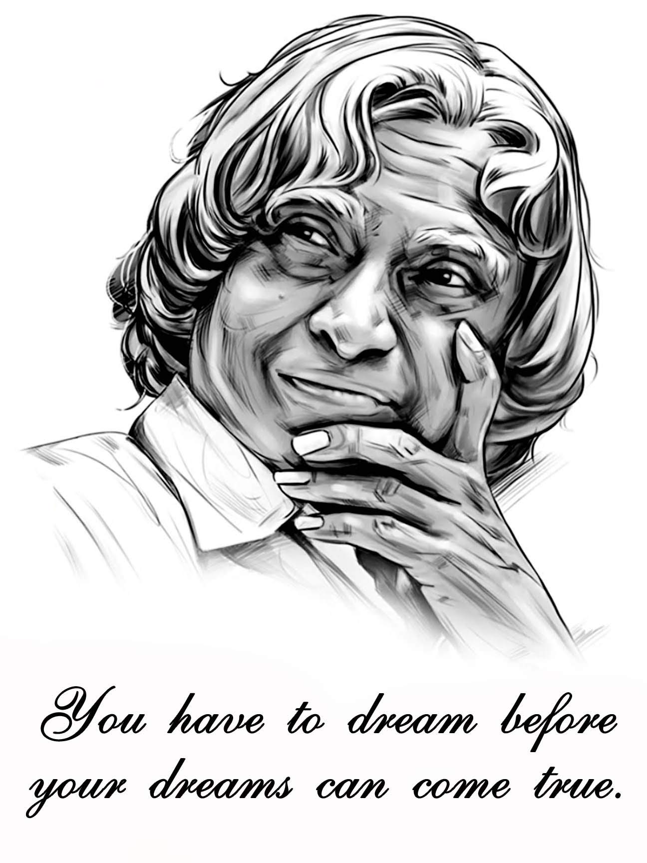 Dr Apj Abdul Kalam Sketch