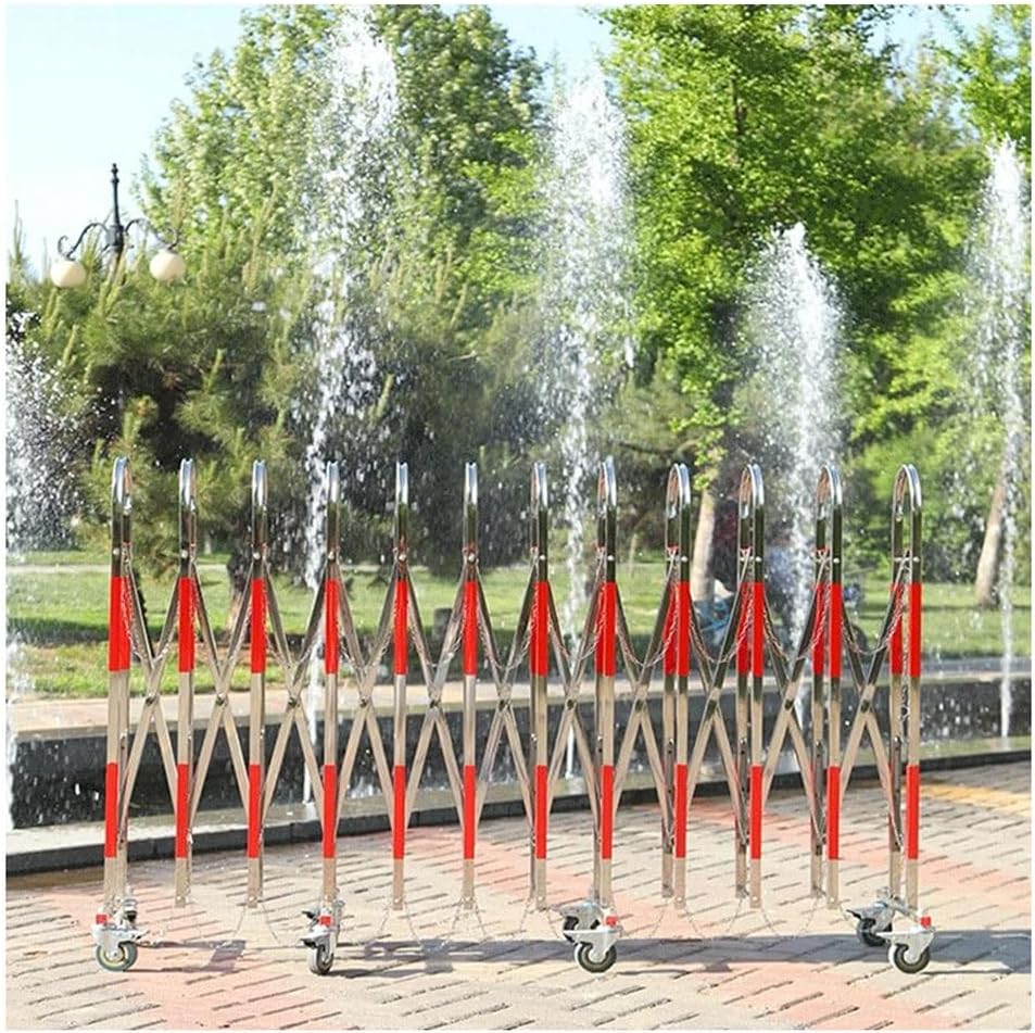 Stainless Steel Retractable Fence Mobile Safety Barrier Gate with ...