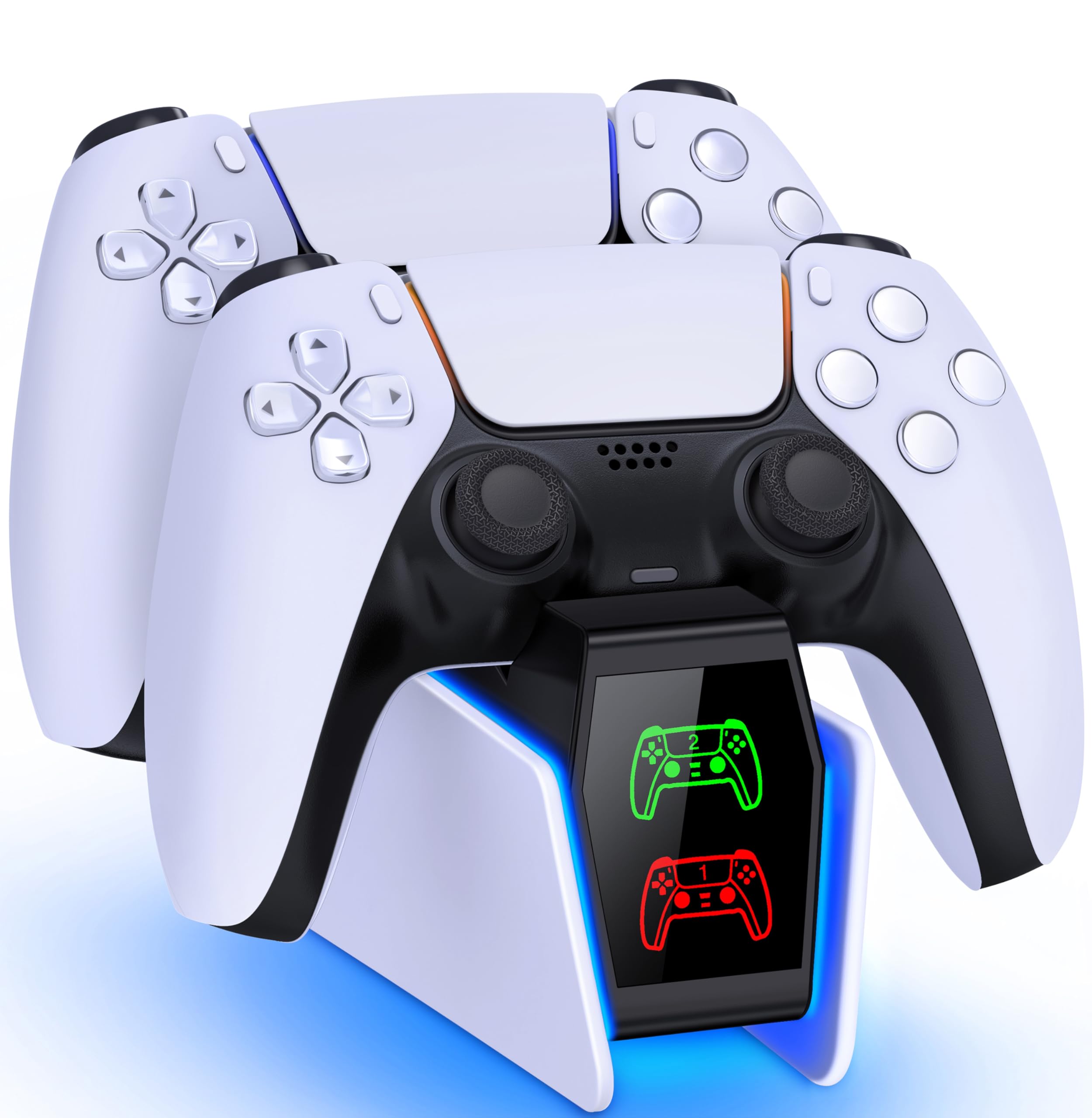 HELLCOOL PS5 Controller Charging Station - PS5 Controller Charger with ...