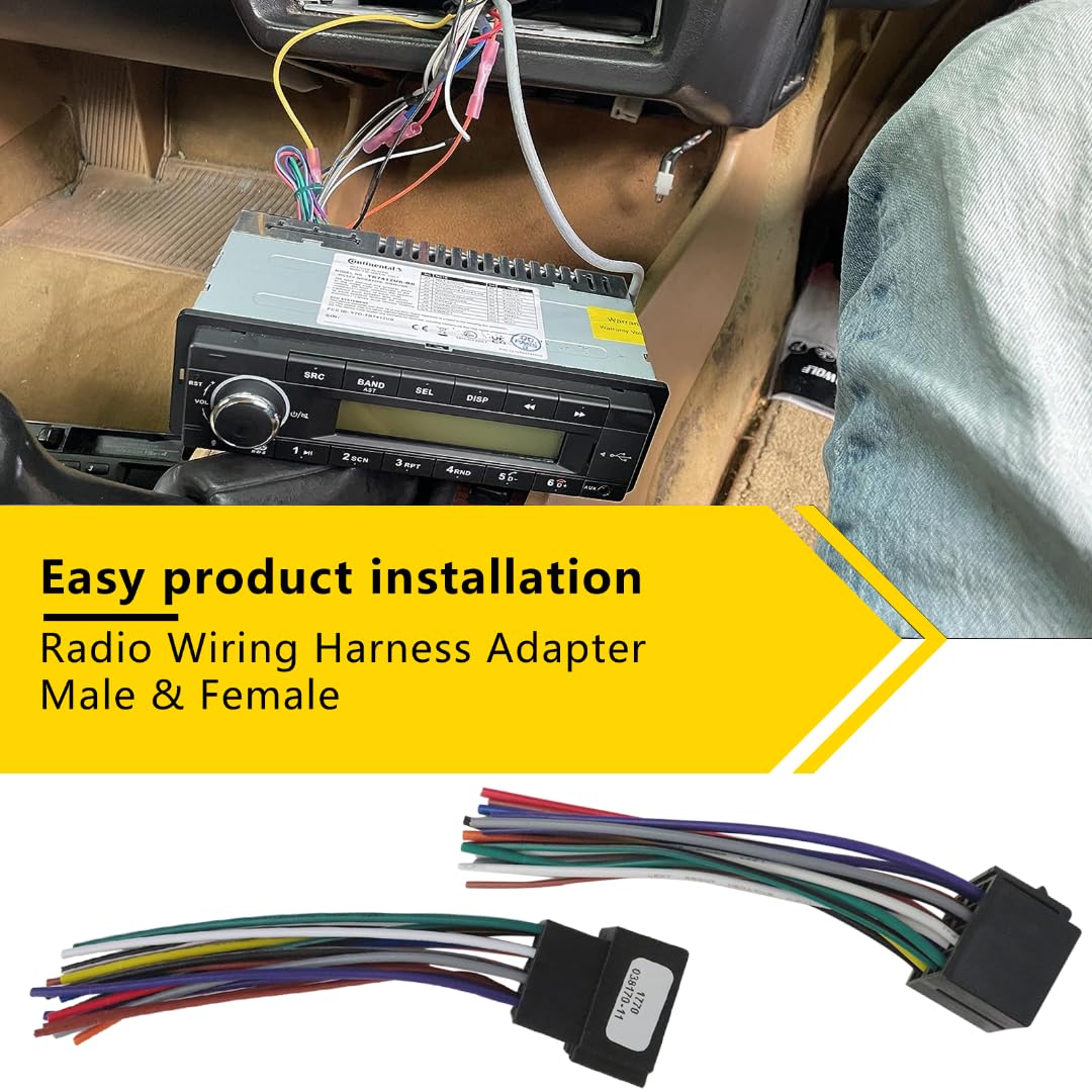 Land Rover Stereo Harness Stereo Radio ISO Wiring Harness Adapter PC2 ...