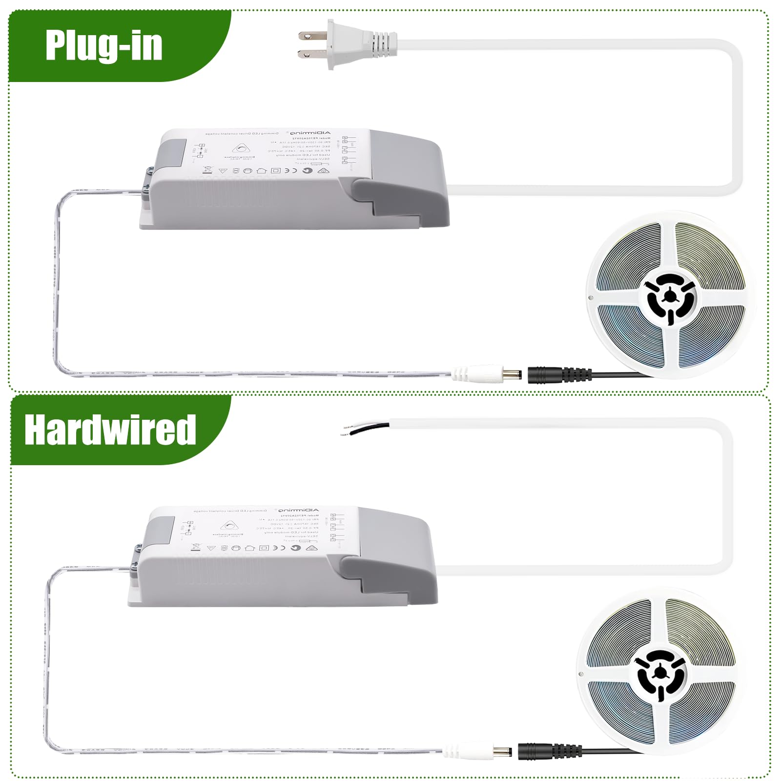 Snapklik.com : 12V 20W Power Supply, Triac Dimmable Constant Voltage ...