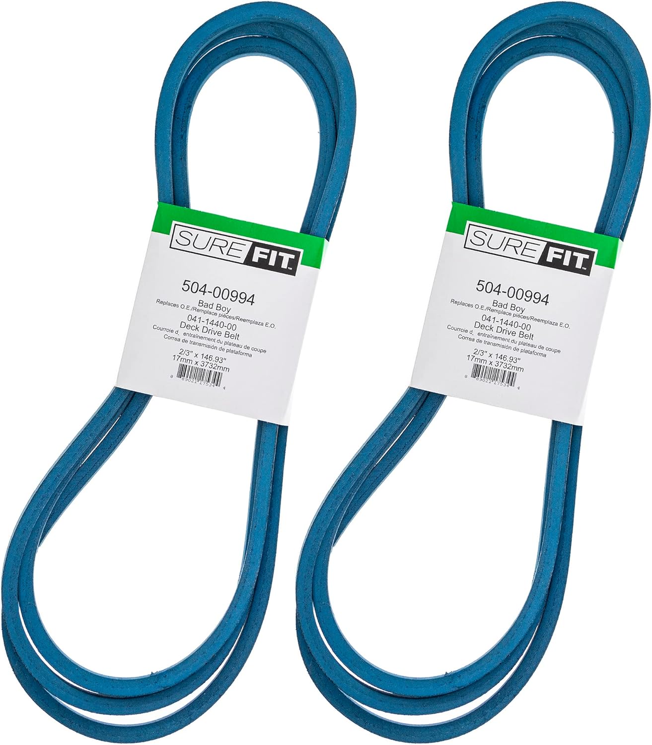 Amazon.com : SureF Deck Drive Belt Replacement for Bad Boy 041-1440-00 ...