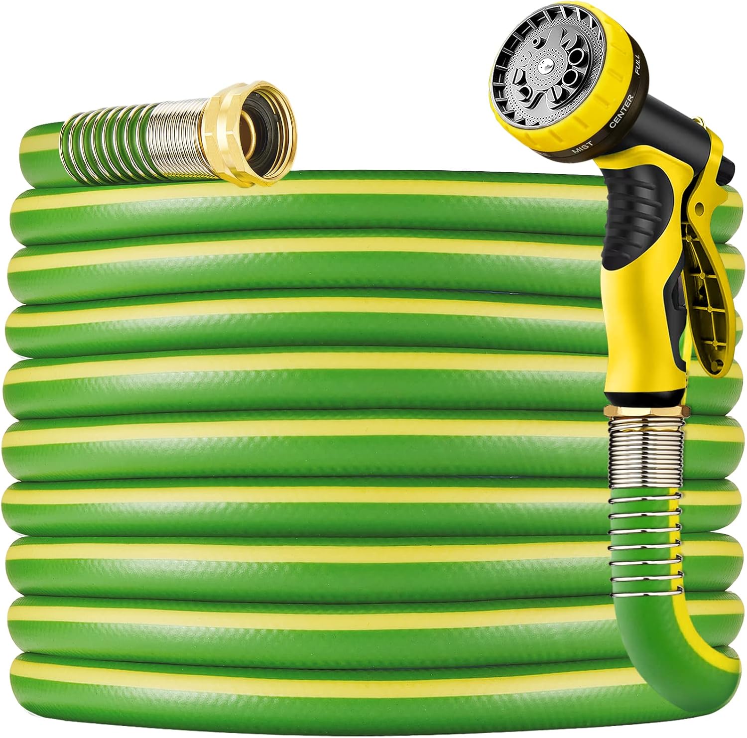 Amazon.com: Garden Hose 50 ft x 5/8 in Heavy Duty-Flexible&Lightweight ...