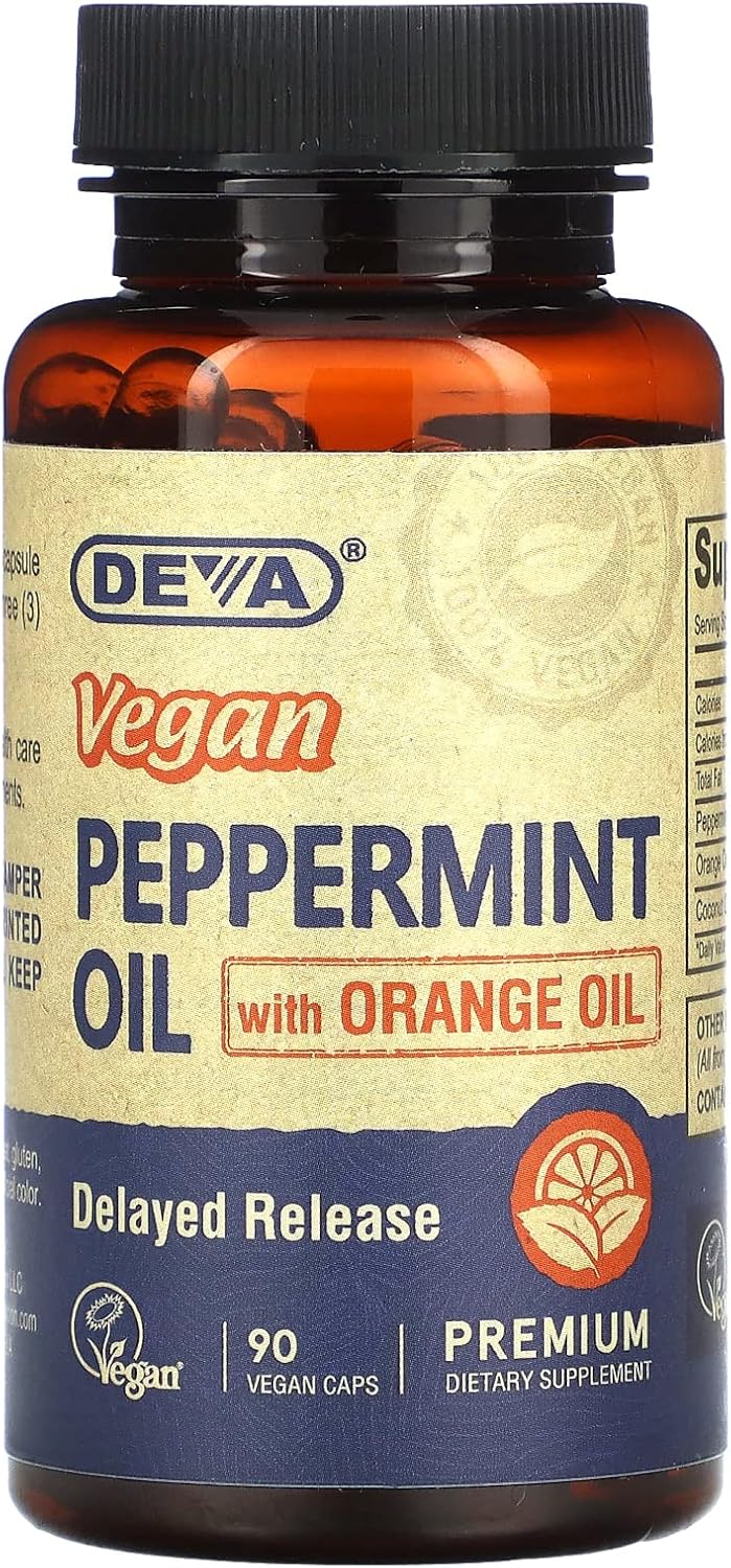 Amazon.com: DEVA Nutrition Premium Vegan Peppermint Oil with Orange Oil ...