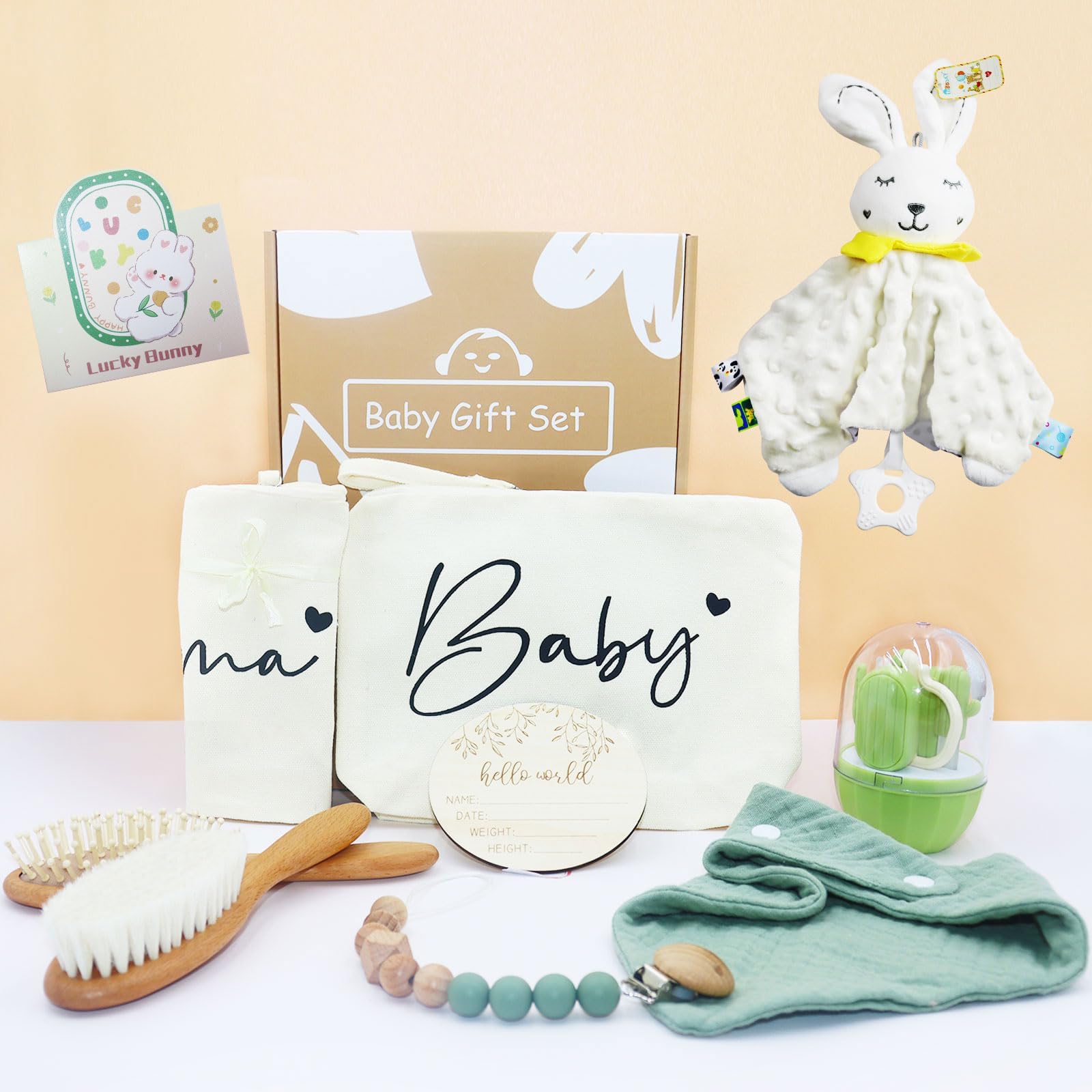 Amazon.com : Baby Gift Set for Newborn - 11PCS Baby Shower Gifts Basket ...