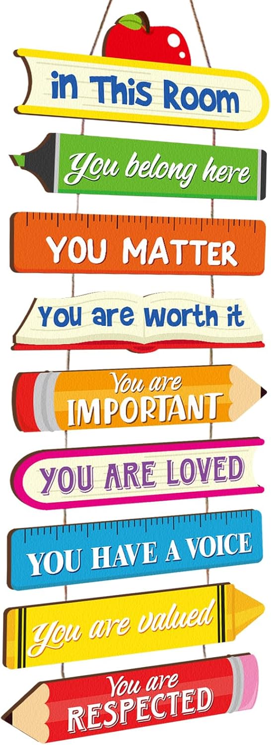 Amazon.com: Harloon Classroom Wall Decor Motivational Classroom Door ...