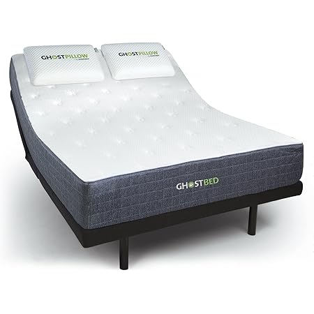 Amazon.com: GhostBed Adjustable Bed Frame & Power Base with Wireless ...