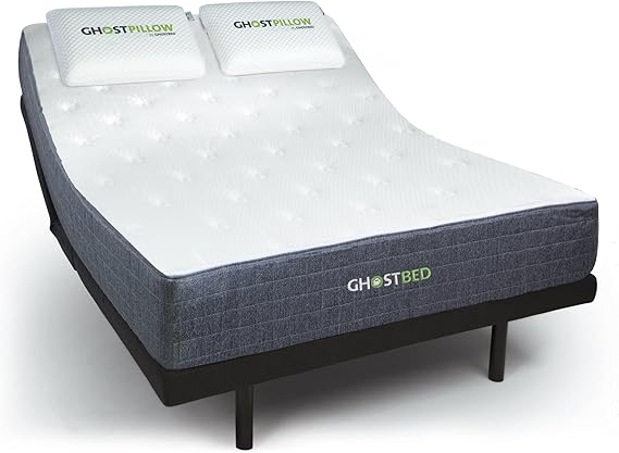 Amazon.com: GhostBed Twin XL Adjustable Bed Frame Power Base with 11 ...