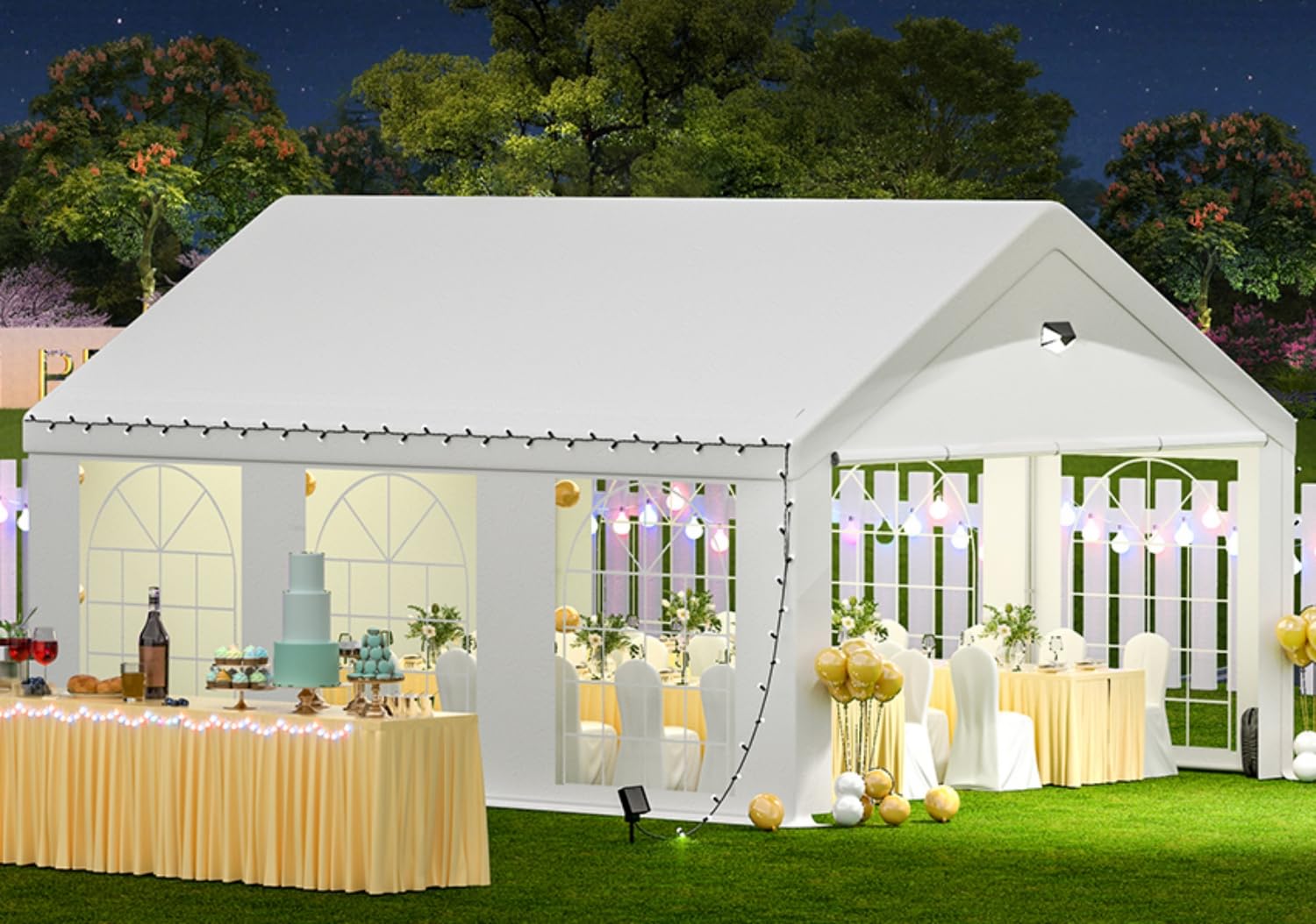 Amazon.com : Party Tent,Heavy Duty Tents for Parties,Canopy Tent 10X20 ...