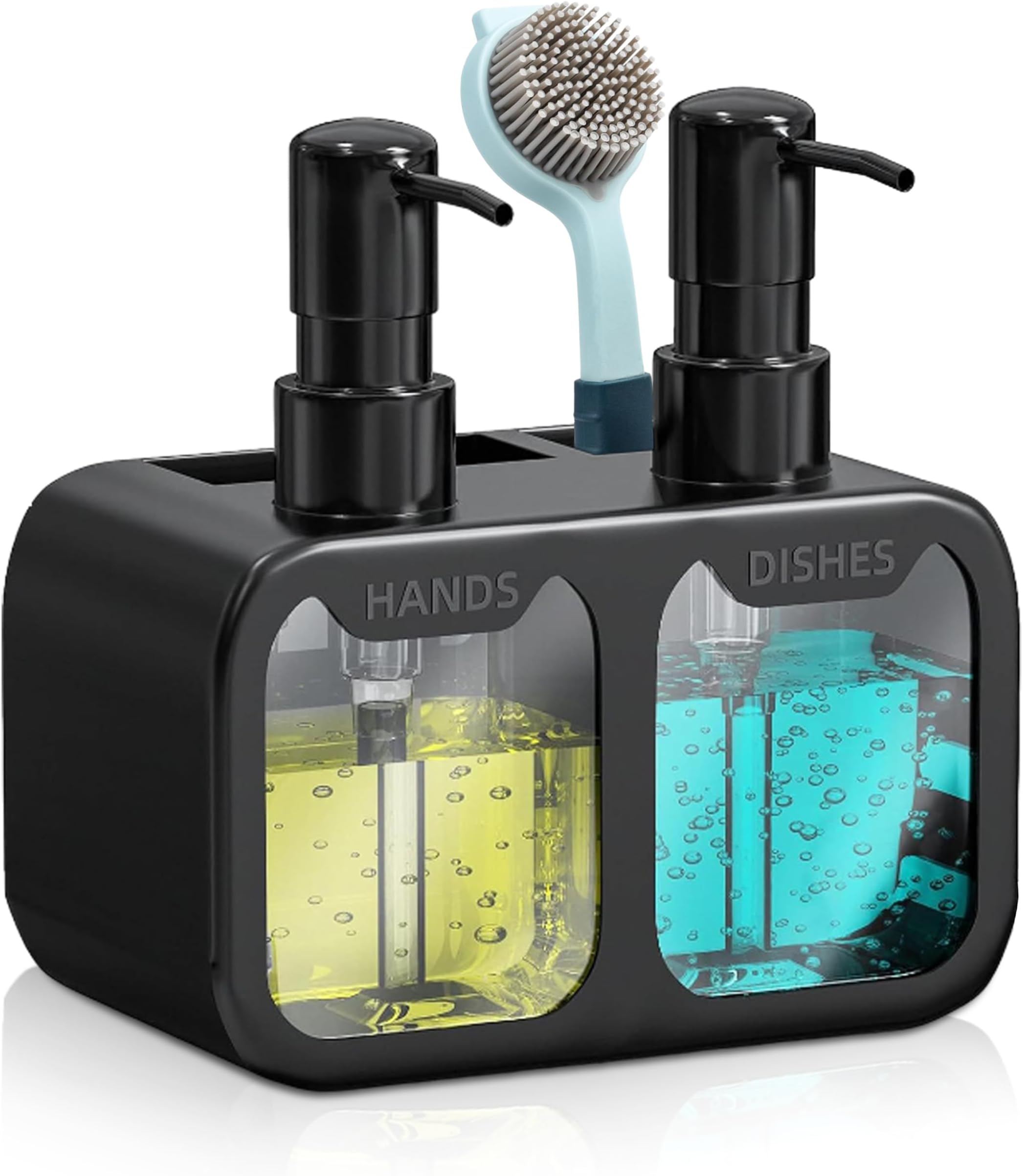 Amazon.com: OMAIA Dish Soap Dispenser and Hand Soap Dispenser Set with ...