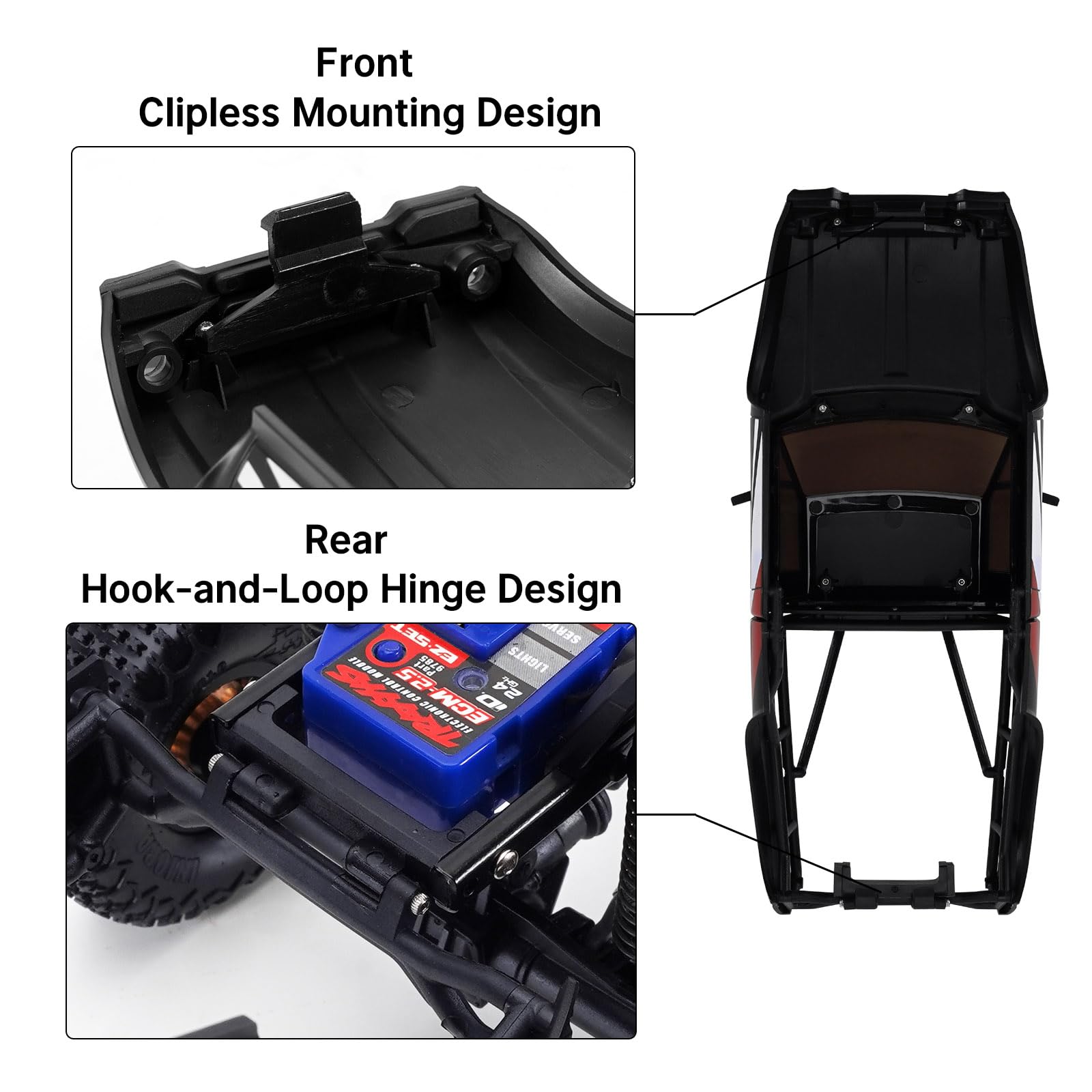 Snapklik.com : INJORA IR60 Pickup Hard Body Shell