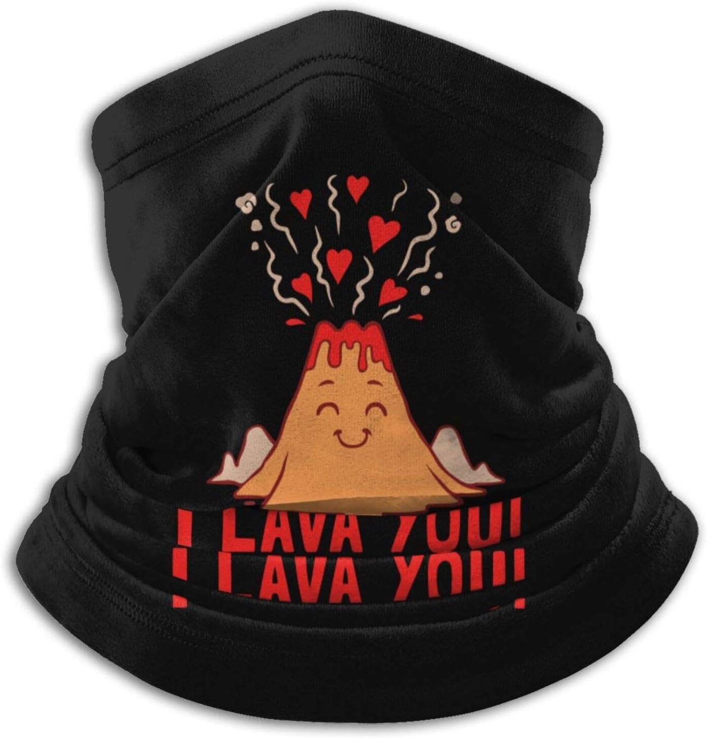 I Lava You Volcano Unisex mask Balaclava Bandana Adjustable Windproof ...