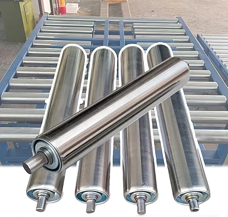 Amazon.co.jp: ローラー テーブル Set Of 5 Heavy Duty Conveyor Rollers, 40 36 28 24 22 20 18 16 14 12 10 8 ...