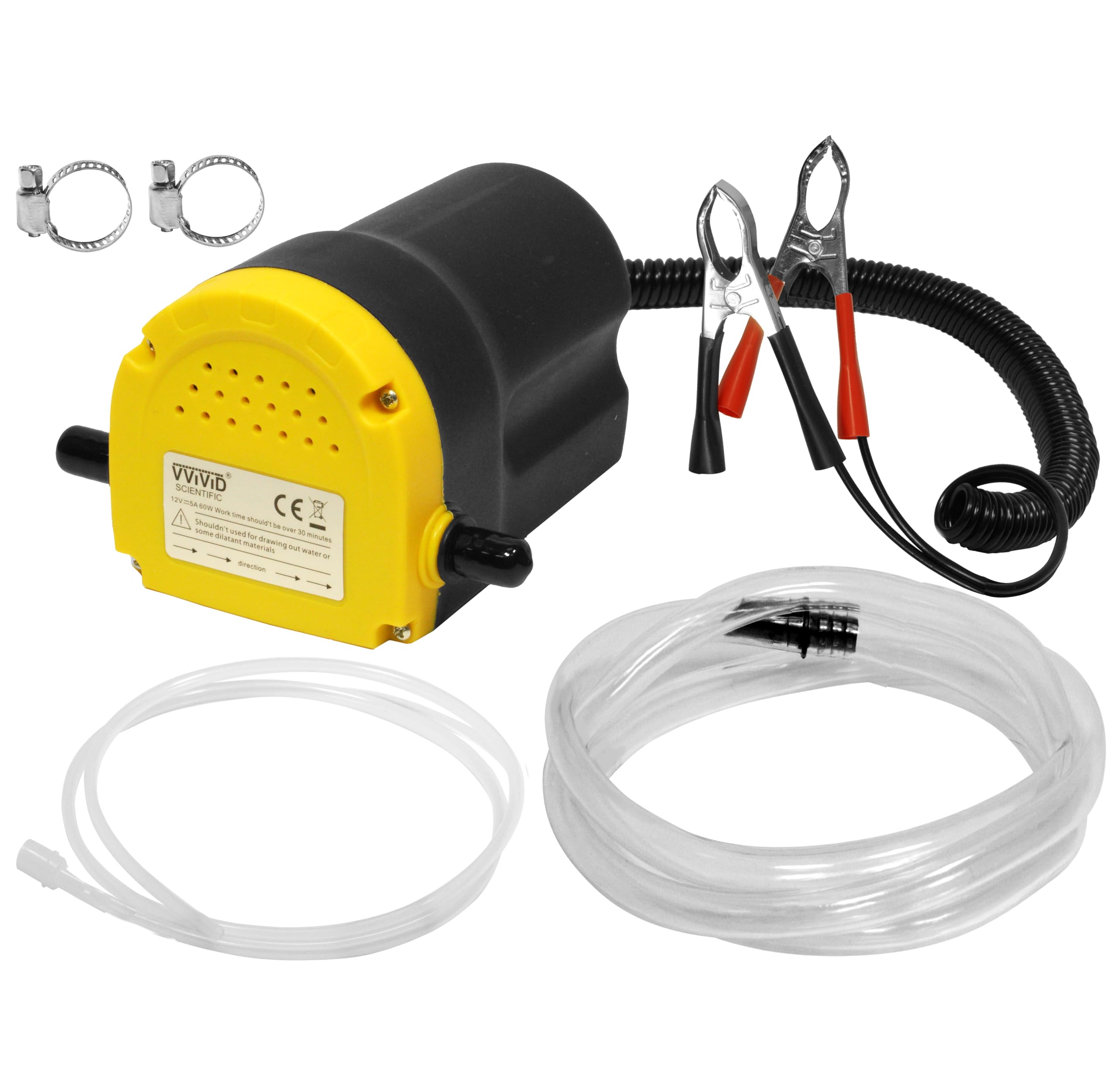VViViD Oil Extractor Pump, 12V, 60W, Easy Oil Change or Scavenge from ...