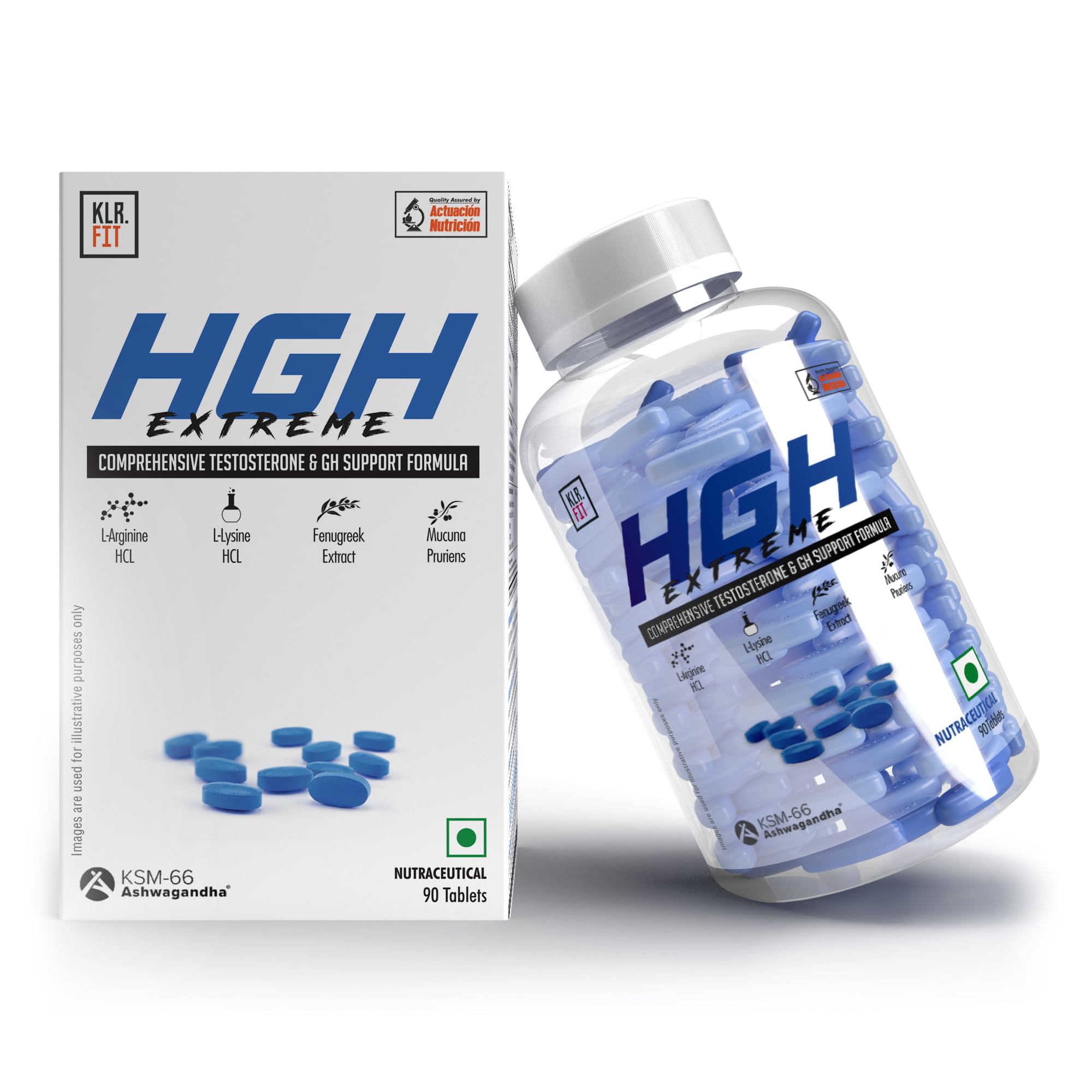 KLR.FIT Hgh Extreme - Boosts And Supports Energy, Drive, Physical Performance - Comprehensive T ...