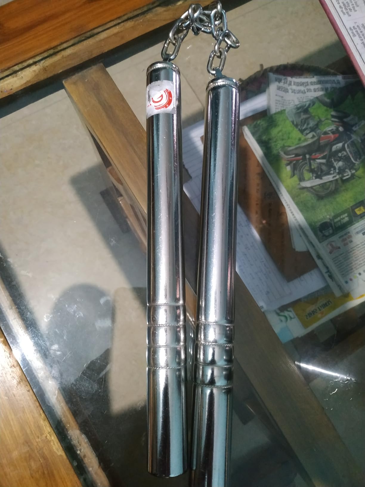 Gillz Sports Stainless Steel Nunchaku for Martial Arts Equipment for ...