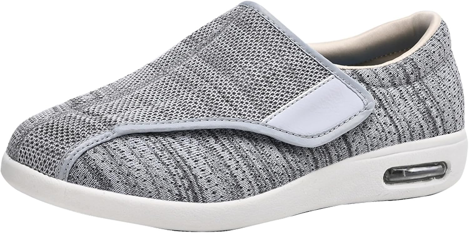 Women's Adjustable Diabetic Shoes, Easy to Slip On Wide Widths Slippers ...