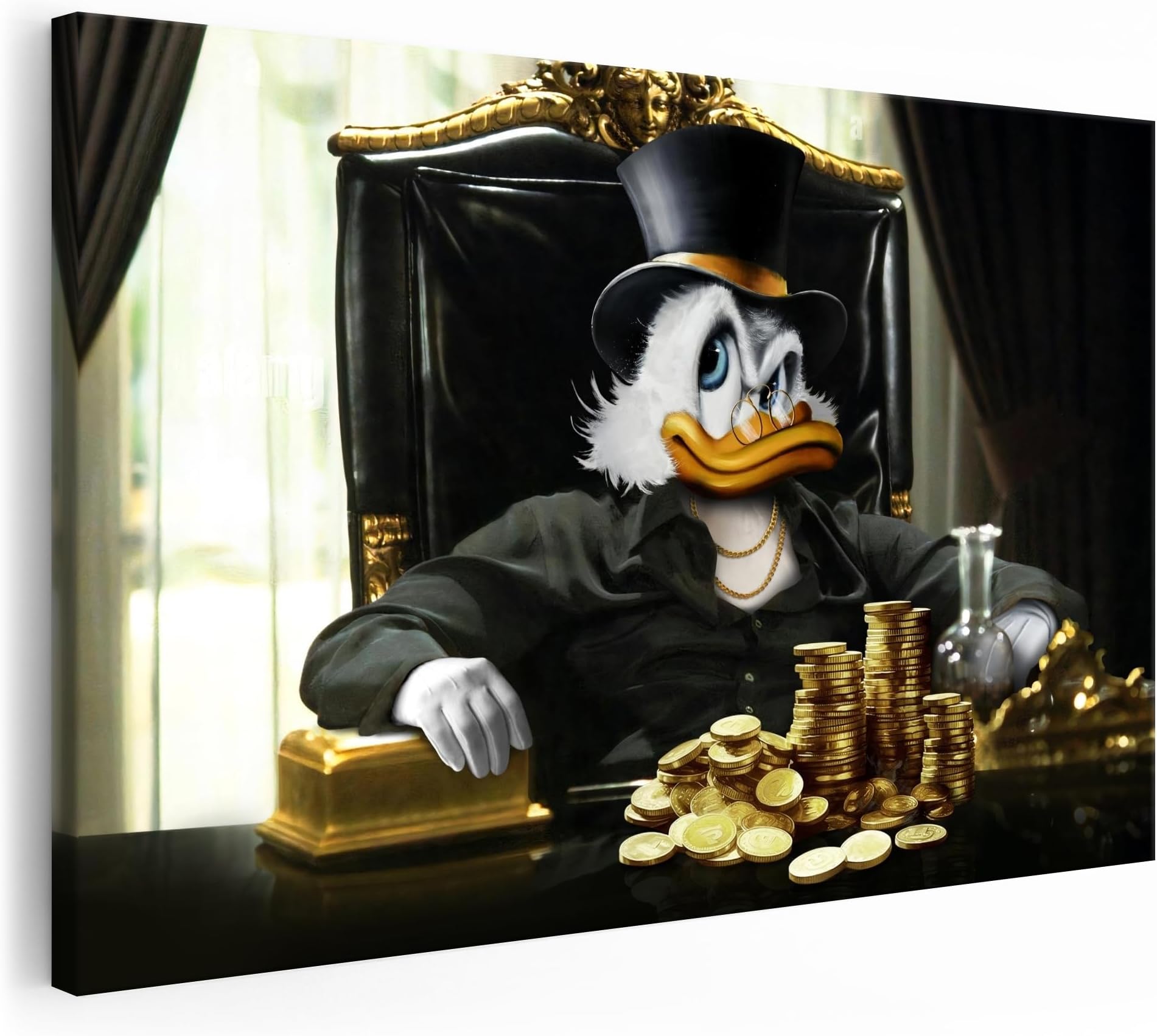 Amazon.de: Artmazing | Dagobert Bild bunt | Bild Dagobert | S-Art ...