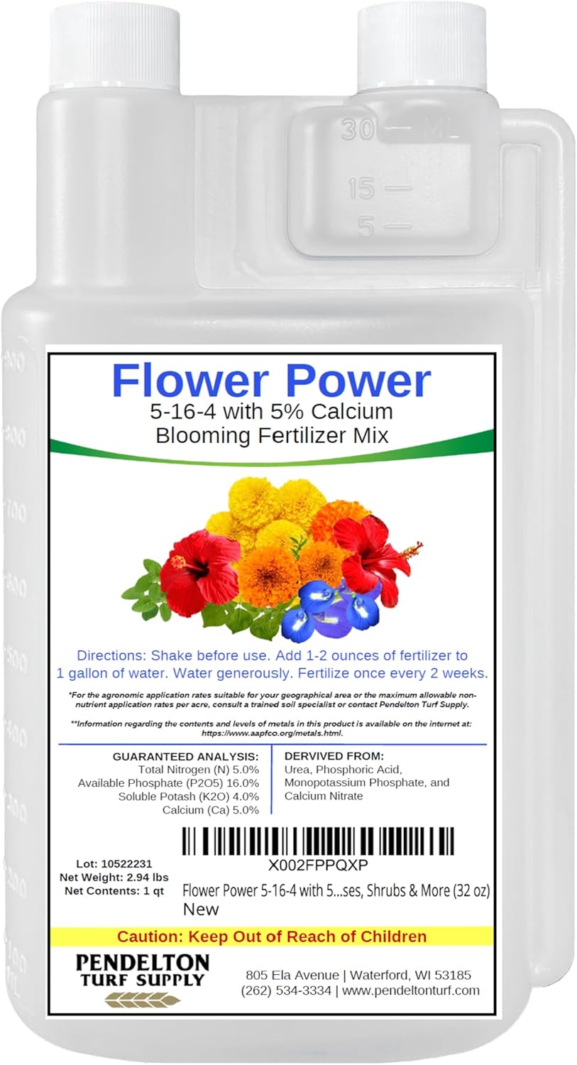Amazon.com : Flower Power 5-16-4 with 5% Added Calcium | All Natural ...