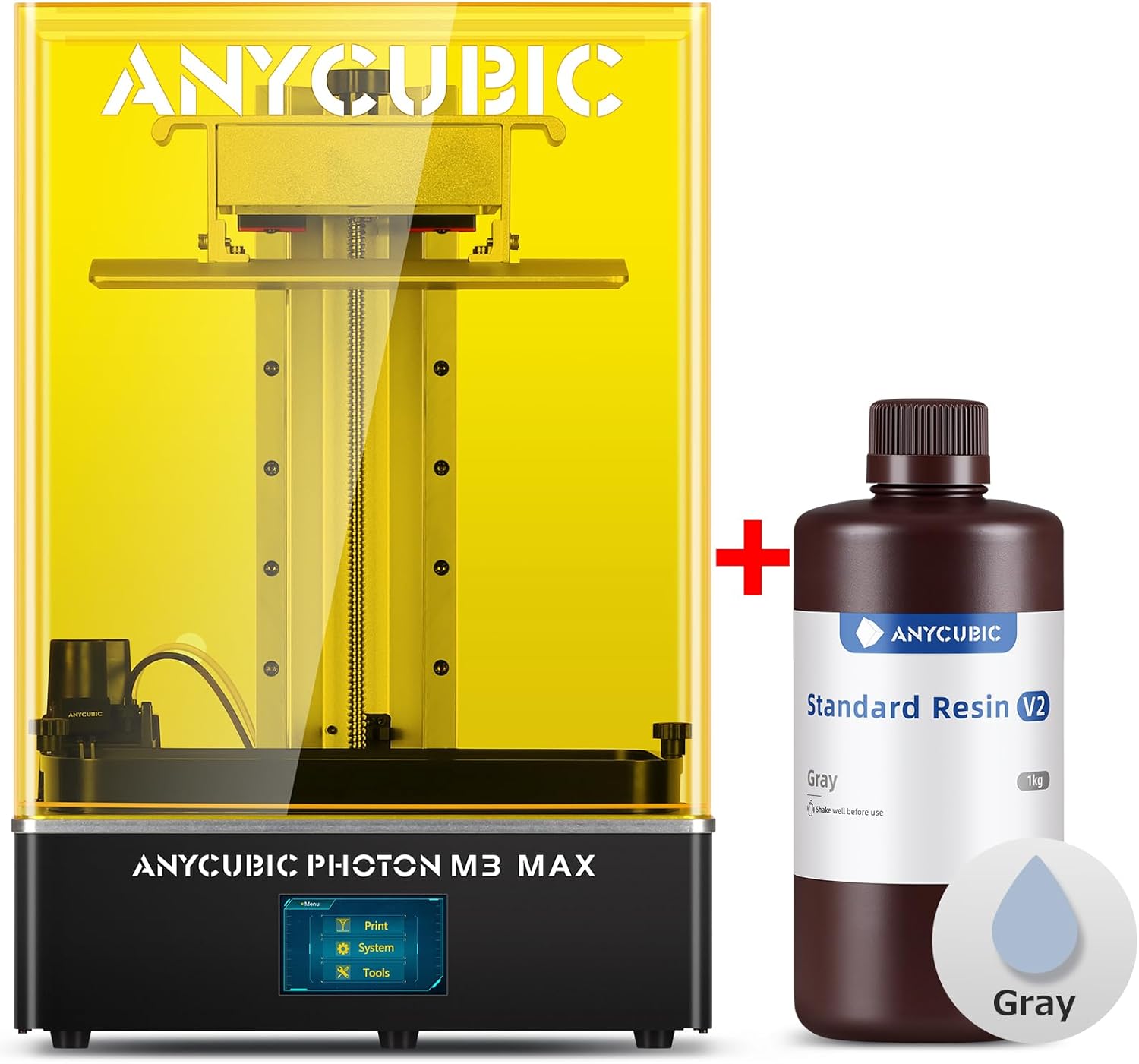 Amazon.com: ANYCUBIC Photon M3 Max Resin 3D Printer + ANYCUBIC Standard ...