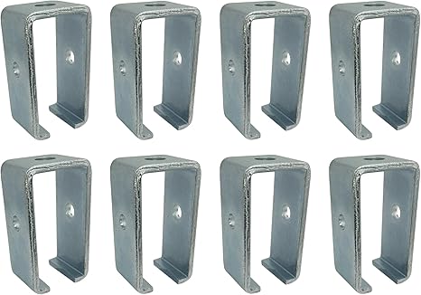 Amazon.com: 8 Pack Channel Trolley Track Hanger Bracket for All 1-5/8 ...