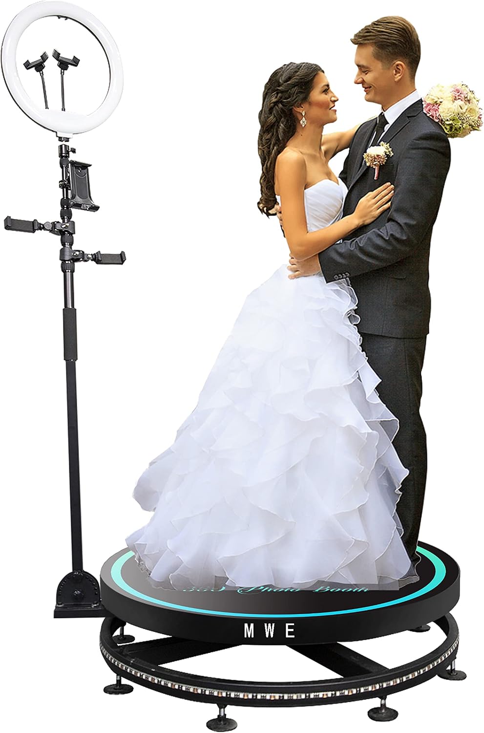 Amazon.com: MWE 360 Photo Booth Machine for Parties People to Stand on ...