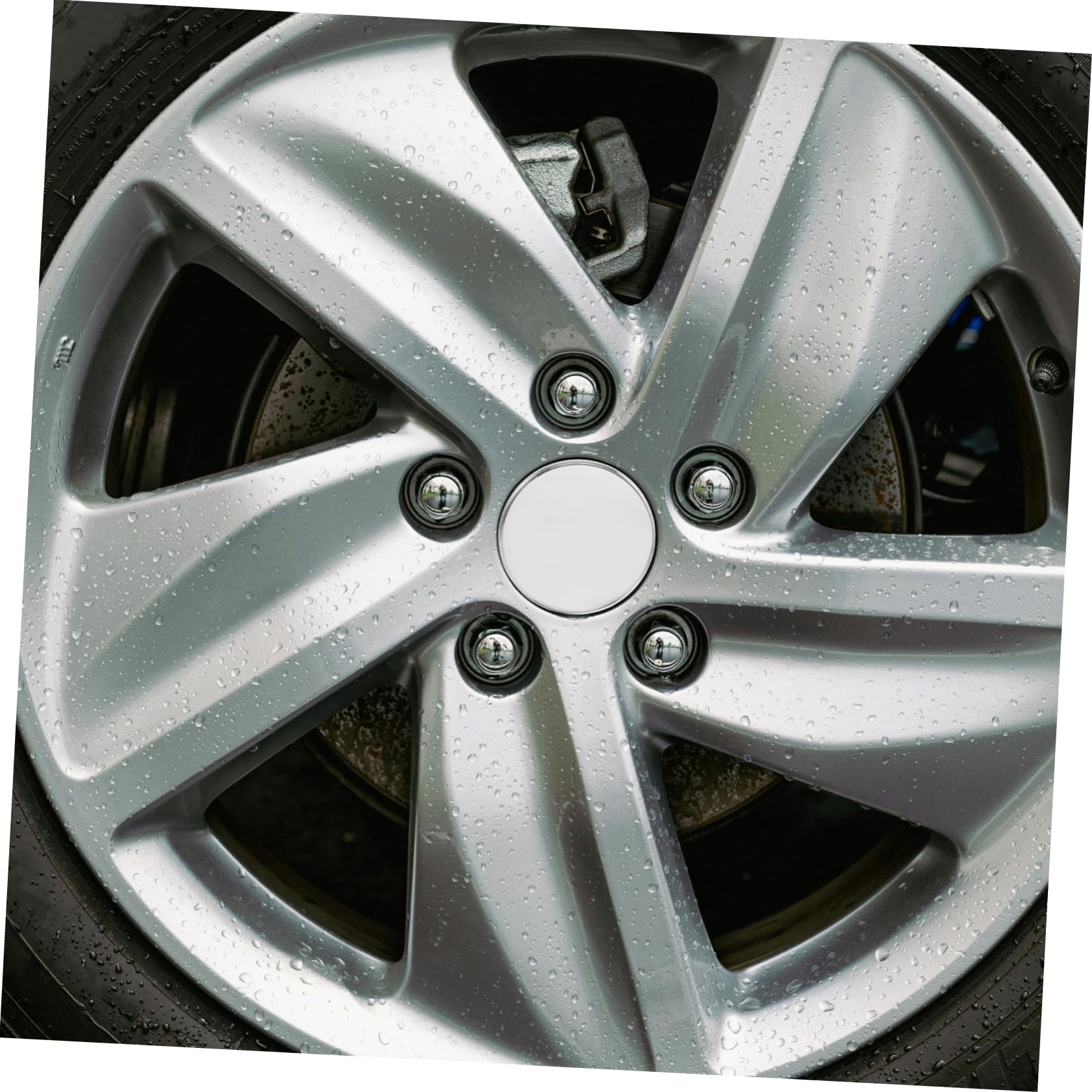 Stylish Wheel Covers SWOOMEY Decorative Hubcaps - Black Plastic Wheel ...
