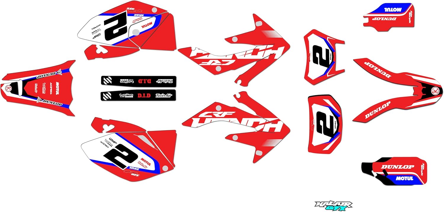 Amazon.com: Kalair GFX Graphics Kit for Honda CRF250X ENDURO (2004-2007 ...