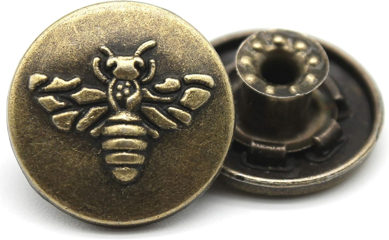 Amazon.com: 20 Sets Jean Buttons Replacement, 18mm Metal Buttons Tack ...