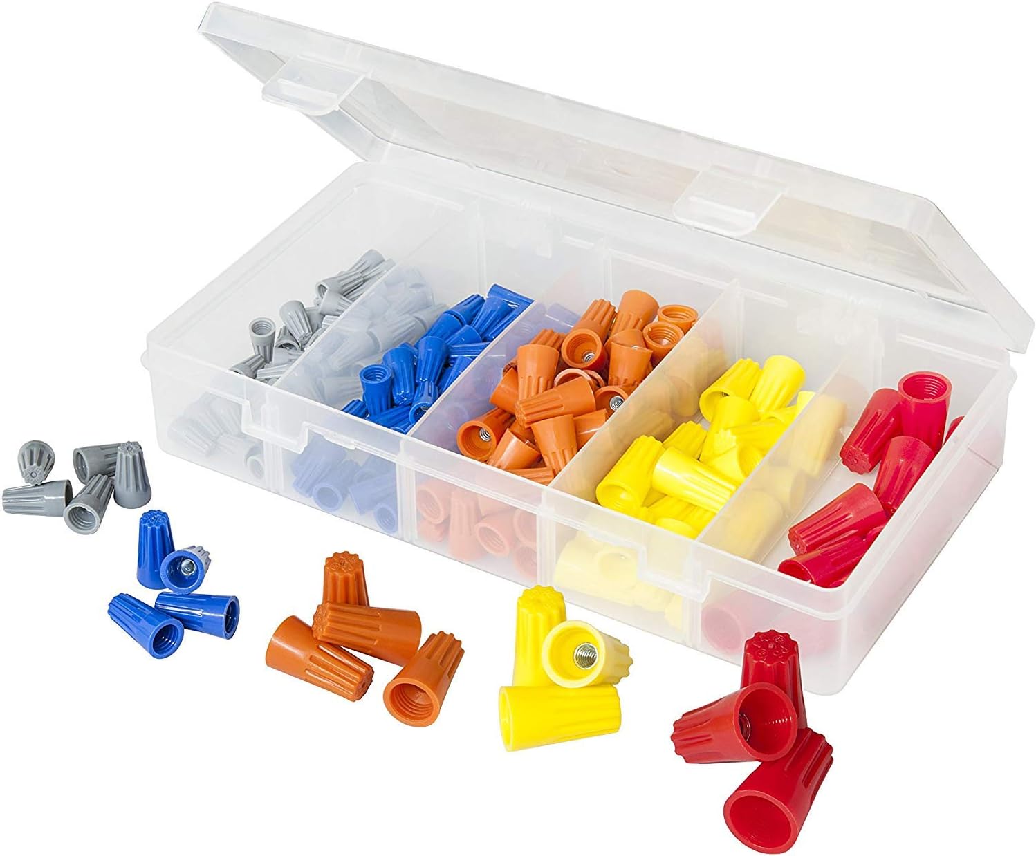 158Pcs Wire Nuts Connectors Screw Terminals, Linseray Wire Nuts ...