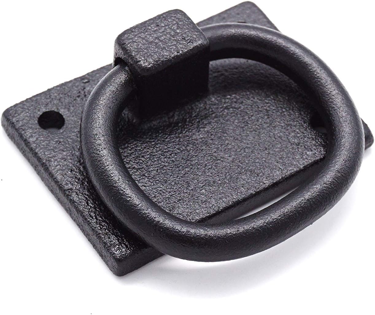 Restore Hardware 2" Black Cast Iron Ring Pull Colonial Early American ...