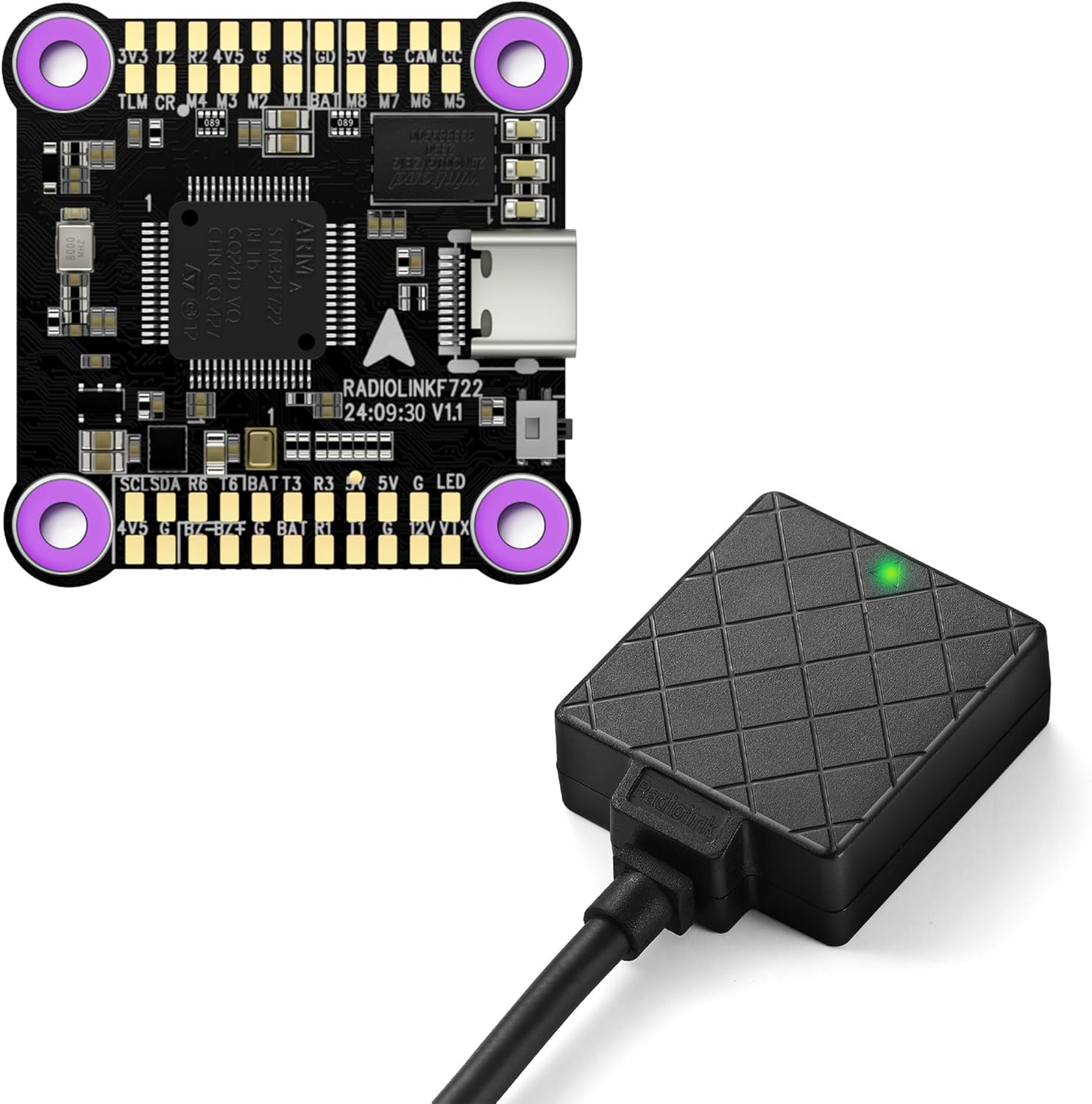 Amazon.com: Radiolink F722 Flight Controller Open Source Betaflight 8 ...