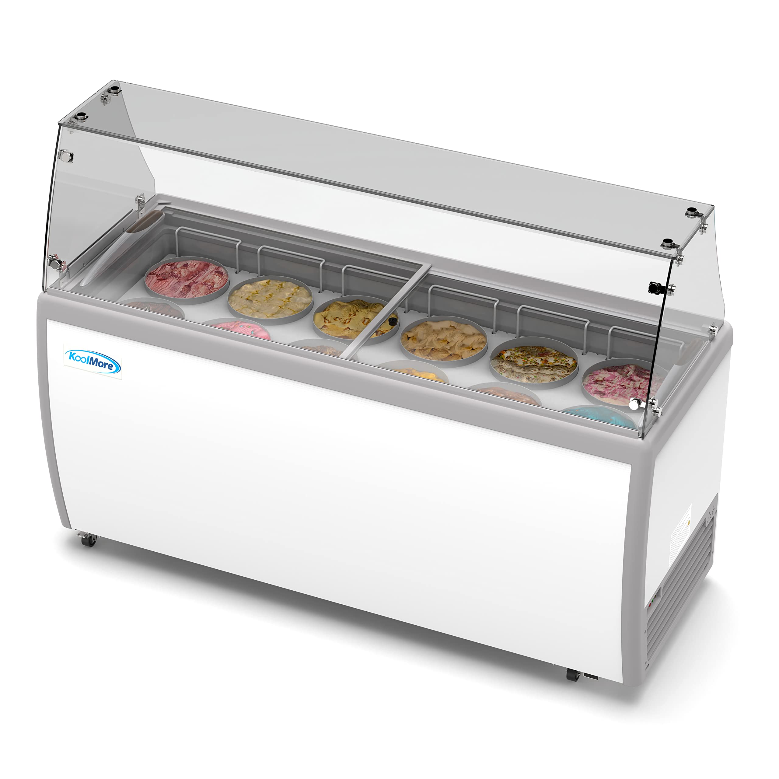 Amazon.com: Koolmore 70 inch Commercial Ice Cream Dipping Cabinet ...