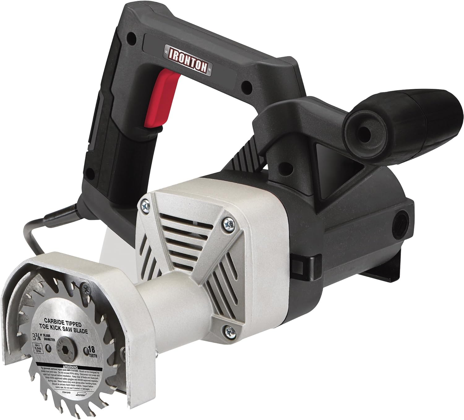 Ironton 3 3/8in. Toe-Kick Saw - 6.8 Amp, 110 Volt - Amazon.com