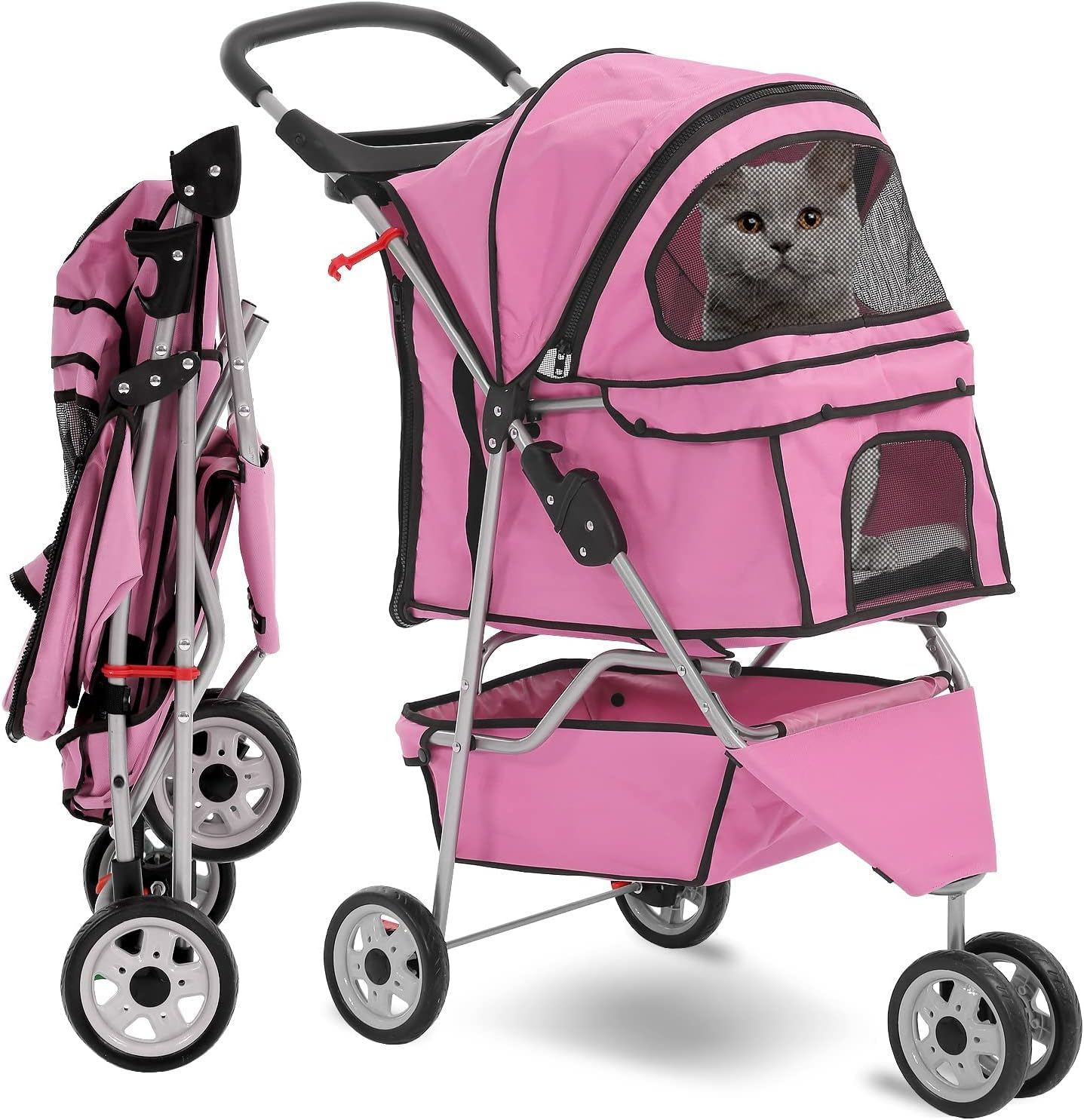 Amazon.com: Magshion 3 Wheel Foldable Waterproof Premium Quality Pet ...