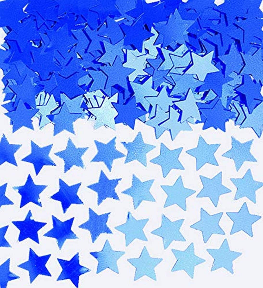 Amazon.com: Amscan Blue Mini Stars Confetti | .25 oz. | 1 pack | Party ...